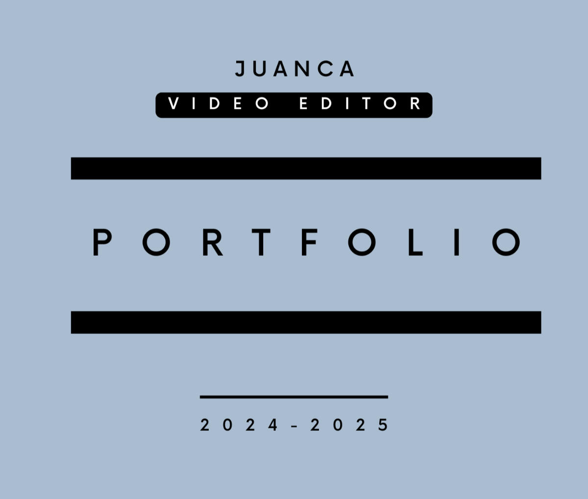 JuancaEdits Portfolio